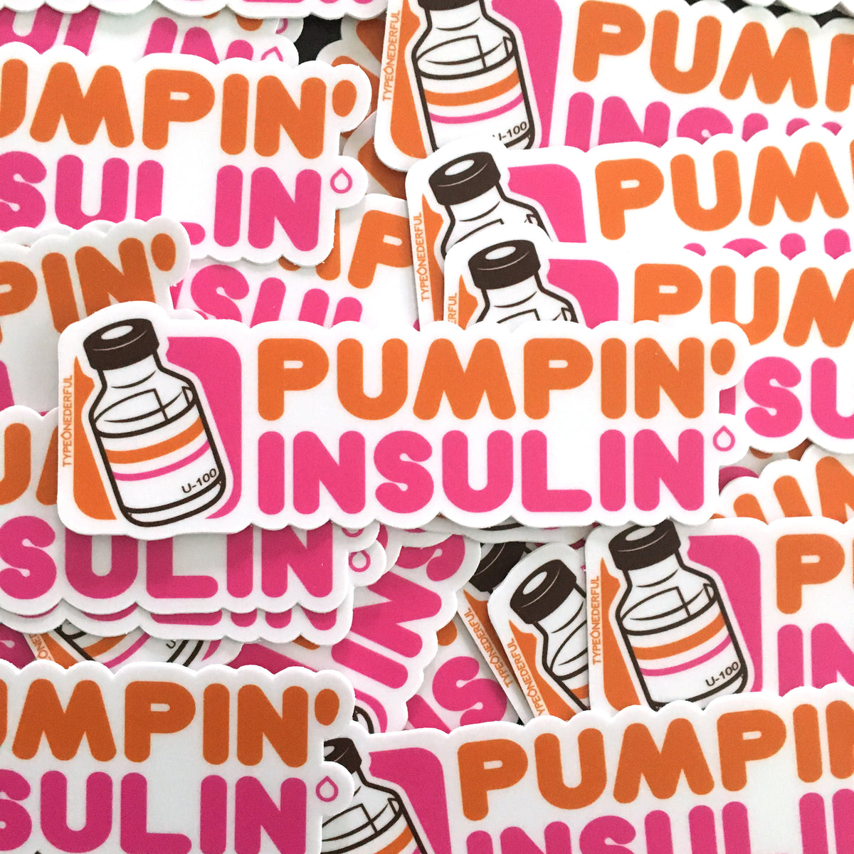 Pumpin' Insulin Stickers – TypeONEderful
